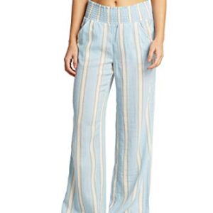 Billabong womens New Waves Stripe Pants, Clear Sky, Medium US