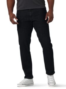 lee men's big & tall extreme motion athletic taper jean zander 44w x 30l