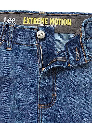 Lee Men's Big & Tall Extreme Motion Athletic Taper Jean Zander 44W x 30L