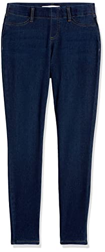 Amazon Essentials Women's Pull-On Knit Jegging (Available in Plus Size), Dark Wash, Large