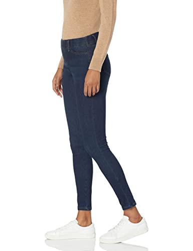 Amazon Essentials Women's Pull-On Knit Jegging (Available in Plus Size), Dark Wash, Large