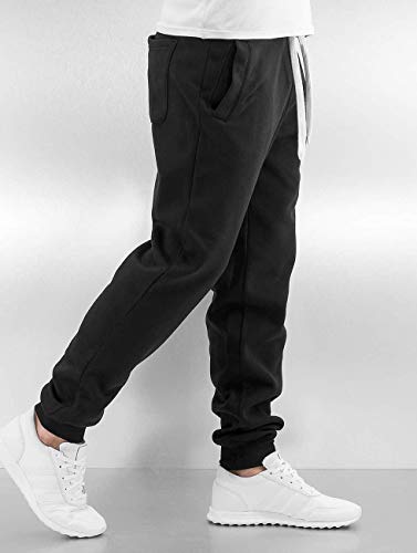 Southpole Men's Basic Active Fleece Jogger Pants-Regular and Big & Tall Sizes, BK, M