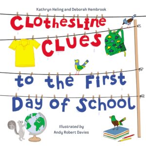 clothesline clues to the first day of school