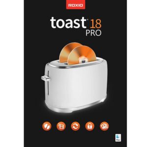 roxio toast 18 pro | complete dvd burner & digital media suite [mac download] [old version]