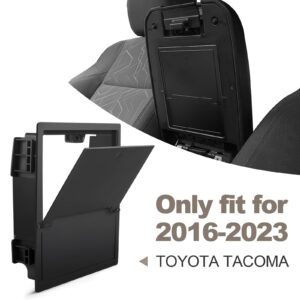 Tyiagle Armrest Dividers Storage Box and Center Console Organizer Tray for Toyota Tacoma 2016-2020 2021 2022 2023 3rd Gen Tacoma Secondary Accessories (3 PCS)