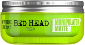 tigi bed head manipulator matte gel for unisex - maximum long lasting hold, creates texture, controls frizz & flyaways, humiditiy resistant, 2 oz (pack of1 )