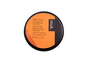 muk haircare dry ultra matte styling paste, strong hold paste - 3.4oz