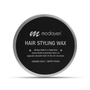 modayeri alışverişte yeni moda hair wax - strong hold styling pomade for men and women, nourishing and protecting, matte finish molding 3.4 oz