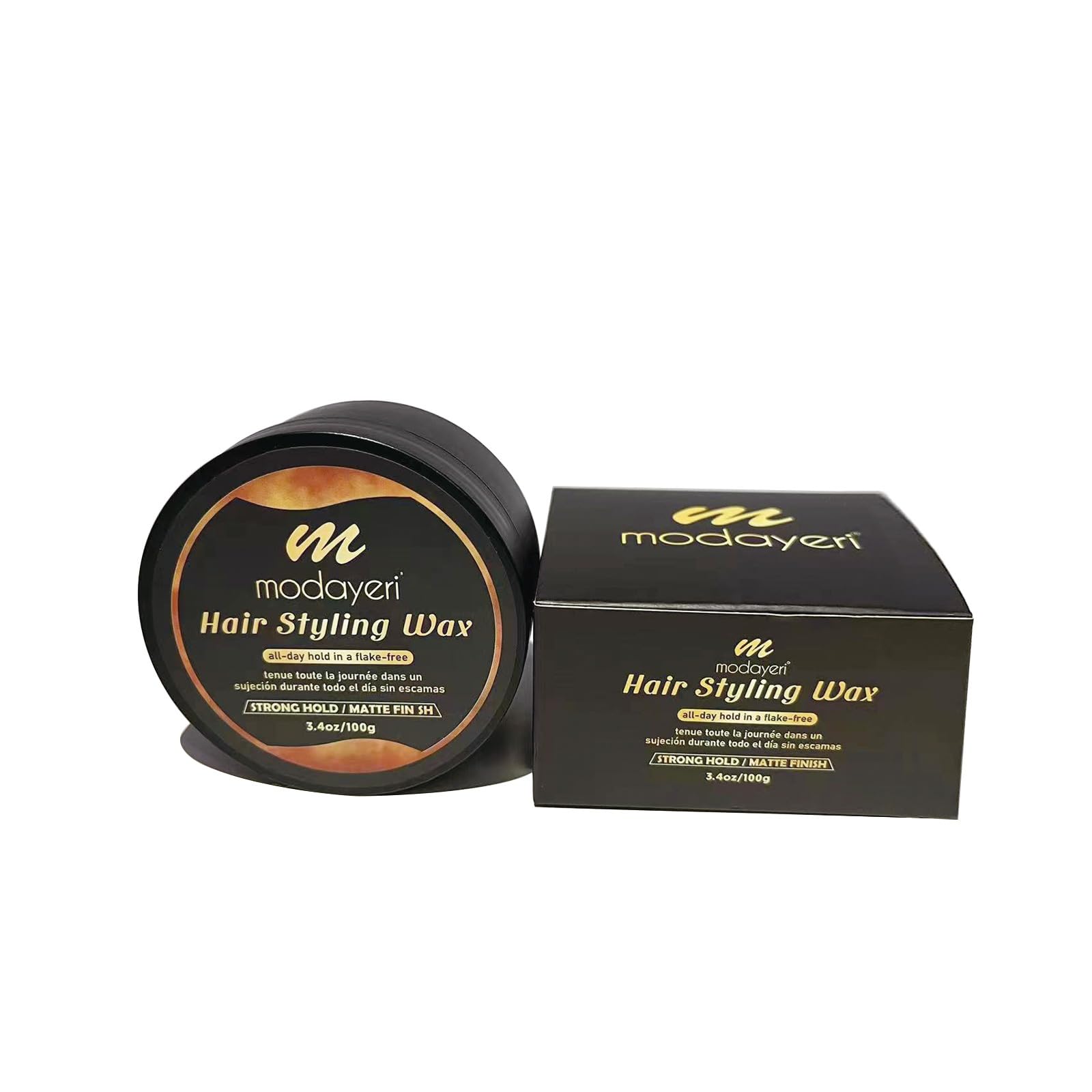 modayeri alışverişte yeni moda Hair Wax - Strong Hold Styling Pomade for Men and Women, Nourishing And Protecting, Matte Finish Molding 3.4 Oz