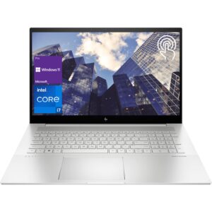 hp envy business laptop, 17.3" fhd touchscreen, intel core i7-1260p processor, 64gb ram, 2tb ssd, ir camera, backlit keyboard, wi-fi 6, hdmi, windows 11 pro, silver