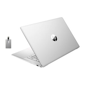 hp 17.3'' fhd （1920 x 1080） business laptop, intel core i5-1235u, 32gb ram, 1tb pcie ssd, intel iris xe graphics, backlit keyboard, hd camera, bluetooth, win 11 pro, silver, (renewed)