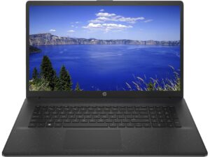 hp 17.3" flagship hd+ business laptop, amd athlon gold 7220u (up to 3.7ghz), 8gb ddr4 ram, 512gb pcie ssd, full-size keyboard, wi-fi, webcam, fast charge, windows 11, black w/gm accessory