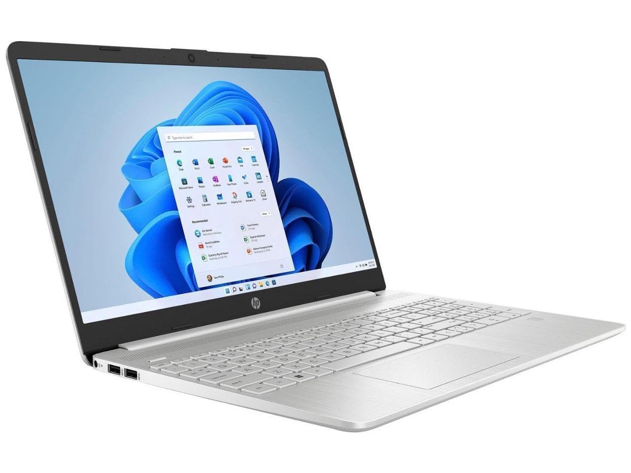 HP 2023 15.6" HD Touchscreen Premium Business Laptop, 12th Gen Intel 6-Core i3-1215U Upto 4.4GHz, 16GB RAM, 256GB PCIe SSD, Intel UHD Graphics, Windows 11 Pro + HDMI Cable, Silver