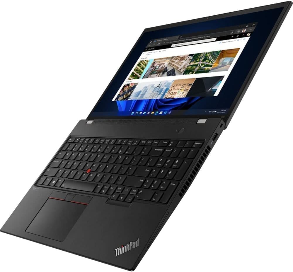 Lenovo ThinkPad T16 Business Laptop (16" FHD+ 16:10, Intel 12-Core i7-1260P, 32GB RAM, 1TB SSD), Backlit keyboard, Fingerprint Reader, 2x Thunderbolt 4, FHD IR Webcam, Wi-Fi 6E, Win 11 Pro, Black