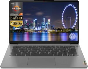 lenovo 2023 newest 14" fhd ideapad 3 laptop, amd ryzen 7 5700u processor up to 4.3 ghz, 12gb ram, 1tb ssd, amd radeon graphics, student & business laptop, wi-fi 6, bluetooth, gray, windows 11 home