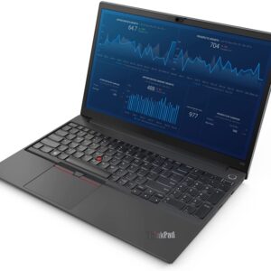 LENOVO ThinkPad E15 Gen 3 Business Laptop, 15.6" Full HD Display, AMD Ryzen 5 5500U Processor, 16GB DDR4 RAM, 256GB SSD, USB Type-C, Webcam, HDMI, Wi-Fi, Bluetooth, Windows 10 Pro, Black (Renewed)