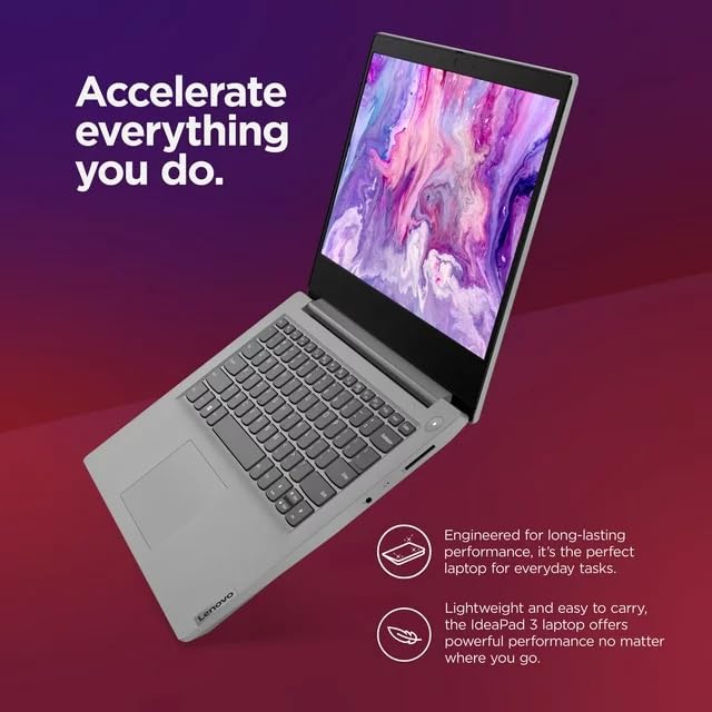 Lenovo 2023 Newest Ideapad 3i Laptop, 14" FHD Business Laptop, Intel Core i3-1115G4(Beat i5-1035G4), 20GB RAM, 512GB SSD, Intel UHD Graphics, Bluetooth, Webcam, HDMI, Windows 11 S, WiFi - Grey