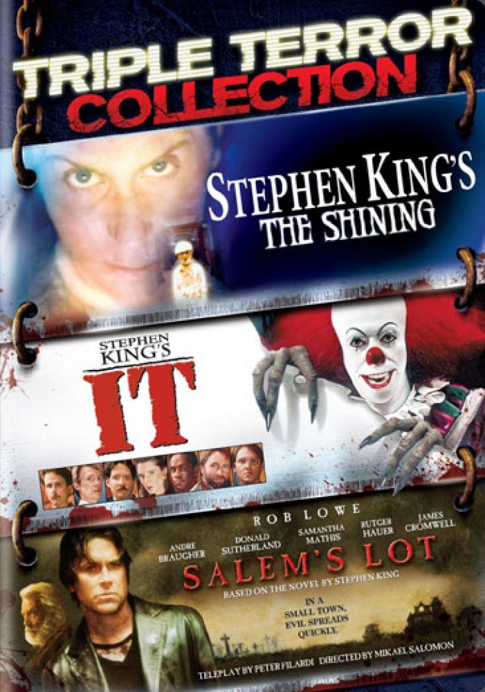 Triple Terror Collection (Stephen King's The Shining (1997) / It (1990) / Salem's Lot (2004))