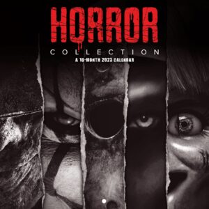 2023 horror collection wall calendar