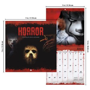 2024 Horror Collection Mini Wall Calendar