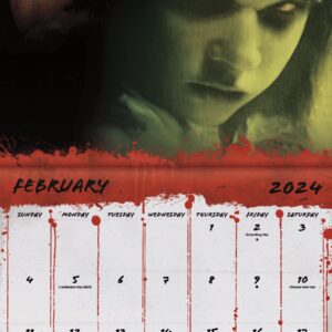 2024 Horror Collection Mini Wall Calendar