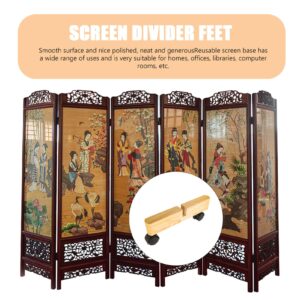 Screen Mobile Base Household Divider Bracket Divider Accessory Partition Support Brackets Divider Stand Divider Base Household Screen Feet Divider Supply Room Supply