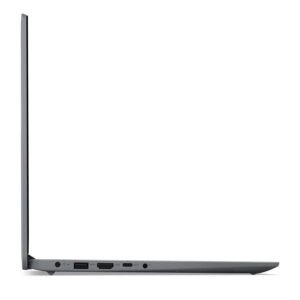 Lenovo IdeaPad 1 Laptop, 15.6" FHD Screen, Intel Core i3-1215U, 12GB RAM, 512GB SSD, Webcam, HDMI, Wi-Fi 6, Fingerprint Reader, Windows 11 Home, Grey