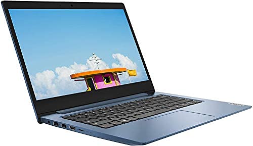 Lenovo IdeaPad 1i 14" Laptop Computer, Intel Celeron N4020 up to 2.8GHz, 4GB LPDDR4 RAM, 80GB Storage (64GB eMMC + 16GB Flash Drive), 802.11AC WiFi, Bluetooth, Type-C, Cloud Grey, Windows 11 S