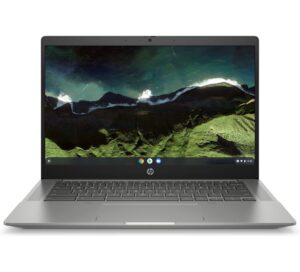 hp chromebook laptop 14b-nb0015cl - 14-inch touchscreen fhd ips notebook intel core 15-1135g7 11th gen, 8gb ram 256gb ssd backlit keyboard wifi bluetooth hdmi usb, chrome os, mineral silver (renewed)