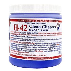 h-42 clean clippers blade cleaner virucidal anti-bacterial 8oz