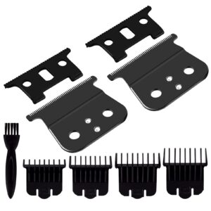 replacement blades compatible with andis t outliners gtx,suitable for hair clippers model #04710/04521,black