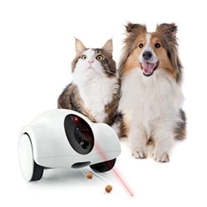 dog camera, pet camera indoor with phone app cat camera 15 days long standby pet robot for dog treat camera dispenser feeder 1080p full hd home wifi camera 360°move freely 2-way audio (2.4g wifi only)