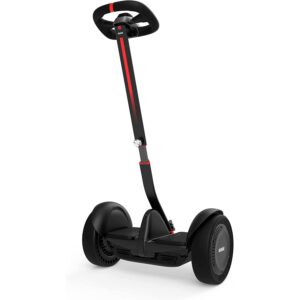 segway ninebot s-max smart self-balancing electric scooter, dual 432w motor, max 23.6 miles range & 12.4mph, hoverboard with led light, compatible with gokart kit, large