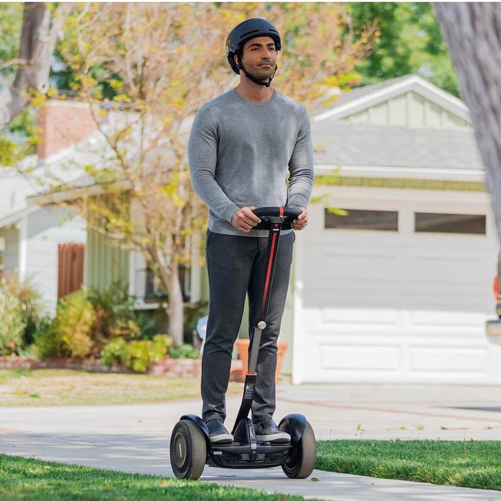 Segway Ninebot S-Max Smart Self-Balancing Electric Scooter, Dual 432W Motor, Max 23.6 Miles Range & 12.4MPH, Hoverboard with LED Light, Compatible with Gokart kit, Large