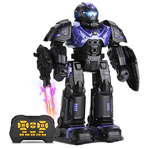 SWTOIPIG RC Robot Toys for Kids 3 4 5 6 7 8, Smart Programmable Robot with Gesture Sensing, Remote Control Robot for Boys Girls Age 3 4 5 6 7 8-12, Rechargeable