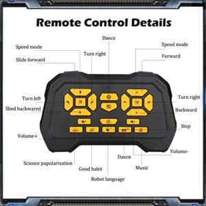 SWTOIPIG RC Robot Toys for Kids 3 4 5 6 7 8, Smart Programmable Robot with Gesture Sensing, Remote Control Robot for Boys Girls Age 3 4 5 6 7 8-12, Rechargeable