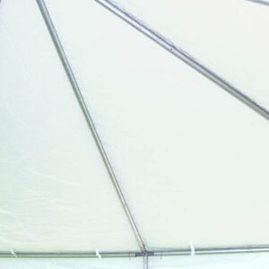 TentandTable 20' x 20' West Coast Frame Canopy Tent, White Two-Piece Top, Indoor/Outdoor, 33-80 Person, for Parties and Vendor Events, Heavy Duty, Waterproof Vinyl Tents, Commercial, Residential Use