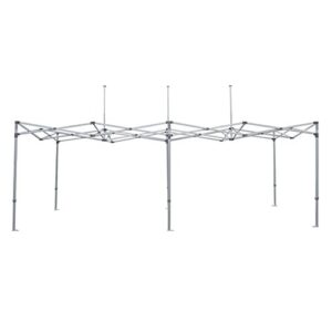 impact canopy 10' x 20' pop-up canopy tent frame, replacement aluminum frame with dust cover