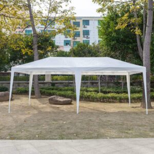 OxiQmart 10x20' Outdoor Canopy Party Wedding Tent Gazebo Pavilion w/4 Side Wall-2 Doors