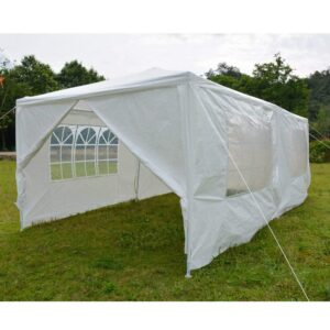 OxiQmart 10x20' Outdoor Canopy Party Wedding Tent Gazebo Pavilion w/4 Side Wall-2 Doors