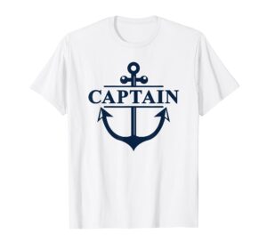 captain & first mate matching set pontoon boat sailing t-shirt