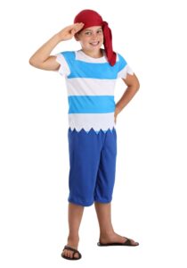 fun costumes first mate kid's costume x-large