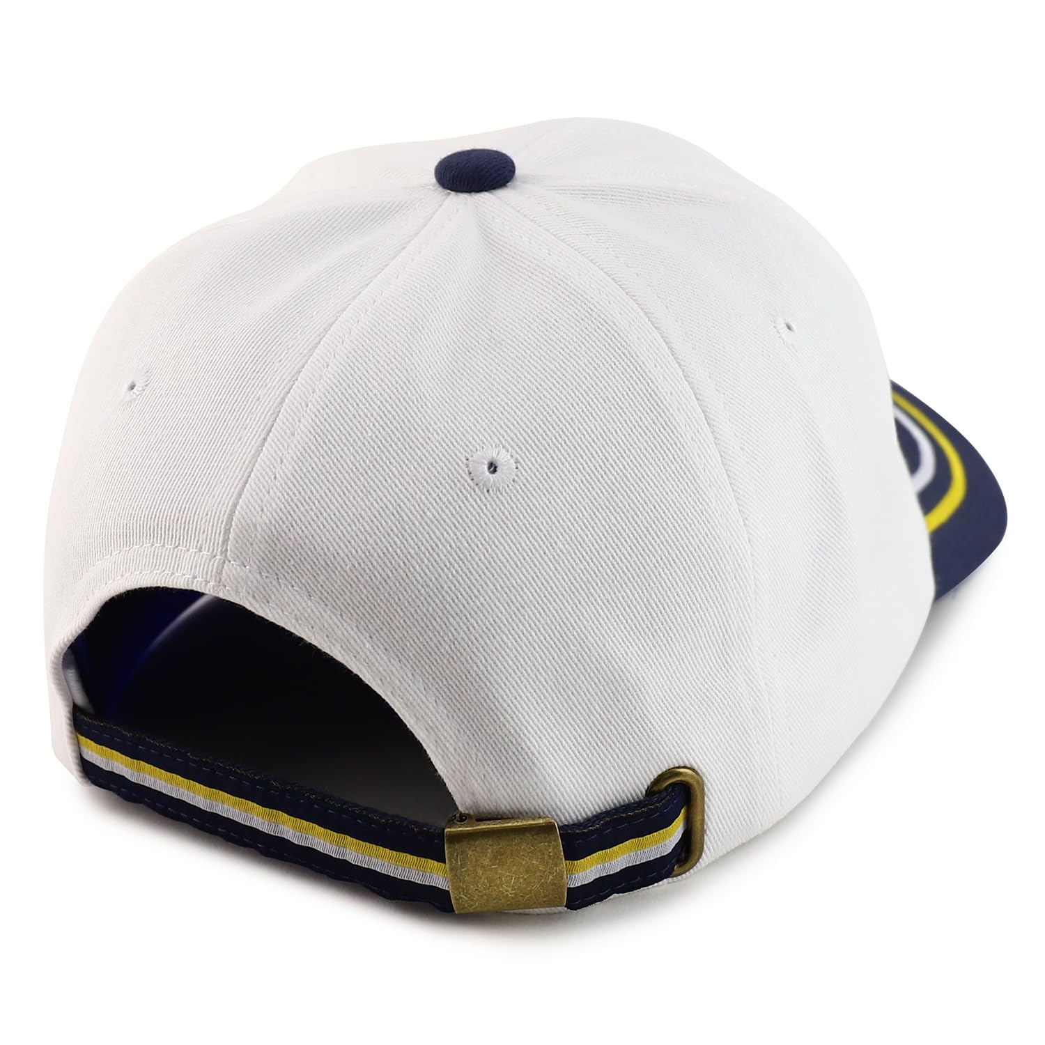 Trendy Apparel Shop Captain & First Mate 3D Embroidered Baseball 2 Pc Cap Set - Captain First Mate