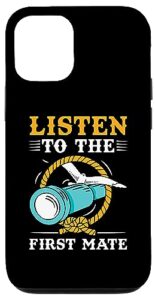 iphone 14 listen to the first mate ship boat sea yacht case