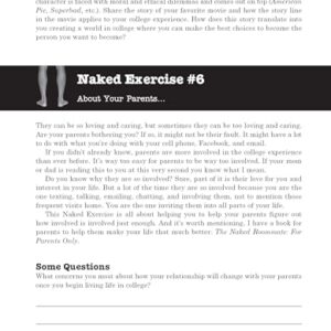 The Naked Roommate's First Year Survival Workbook: The Ultimate Tools for a College Experience with More Fun, Less Stress and Top Success (Back-to-School College Care Package Gift for Freshmen)