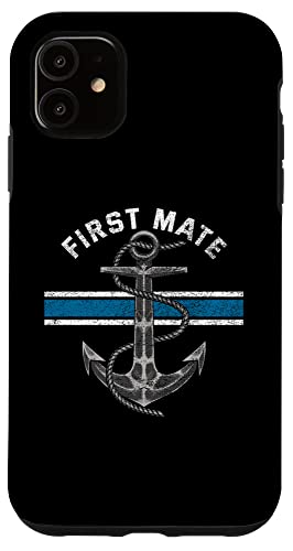 iPhone 11 Captain First Mate Sailing Matching Sets Pontoon Boater Case