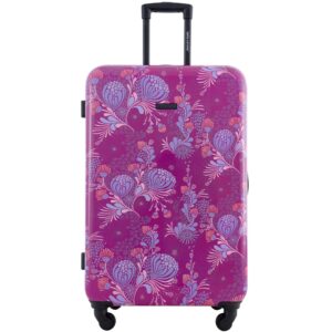 Travelers Club Bella Caronia 20" Carry-On Voguish Luggage, Style Flora, 3 Piece Set