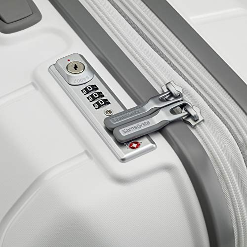 Samsonite Freeform Hardside Expandable with Double Spinner Wheels, White, 2PC Set (CO/L)