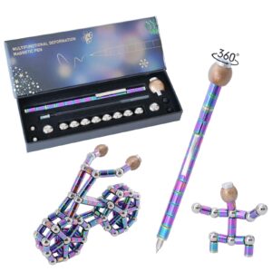 rotating soccer stress relief toy - magnetic pen, fidget pen,teen boys gift ideas，best gift for 8-12-13-15-16 years old,christmas birthday gifts,unique toy gift for kids or friends.