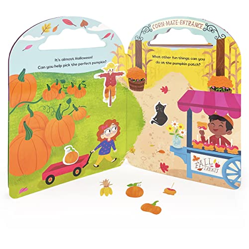 Happy Halloween Colorforms - Reusable Sticker Activity Book Clings For Toddlers, Ages 2-7